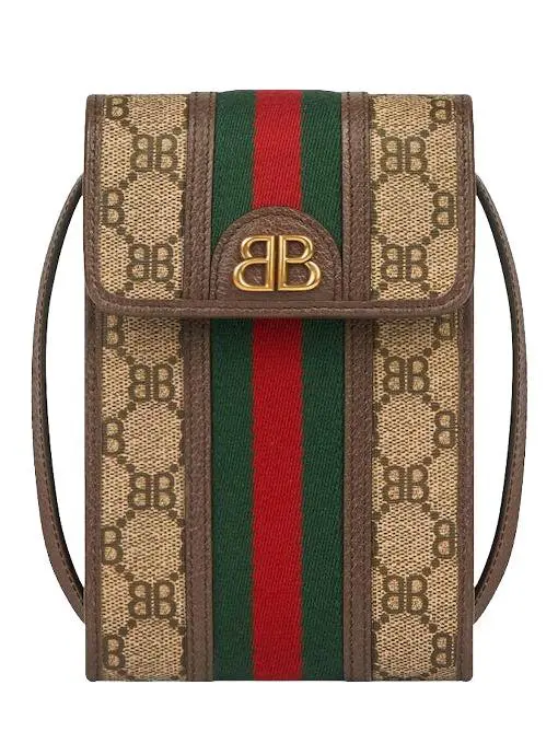 Gucci X Balenciaga The Hacker Project Phone Bag - Beige