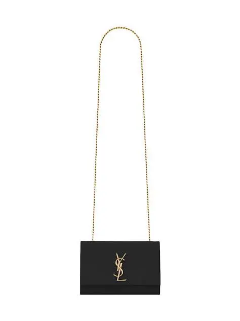 Saint Laurent Kate Shoulder Bag Small - Black