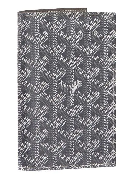Goyard Grenelle Passport Cover - Grey