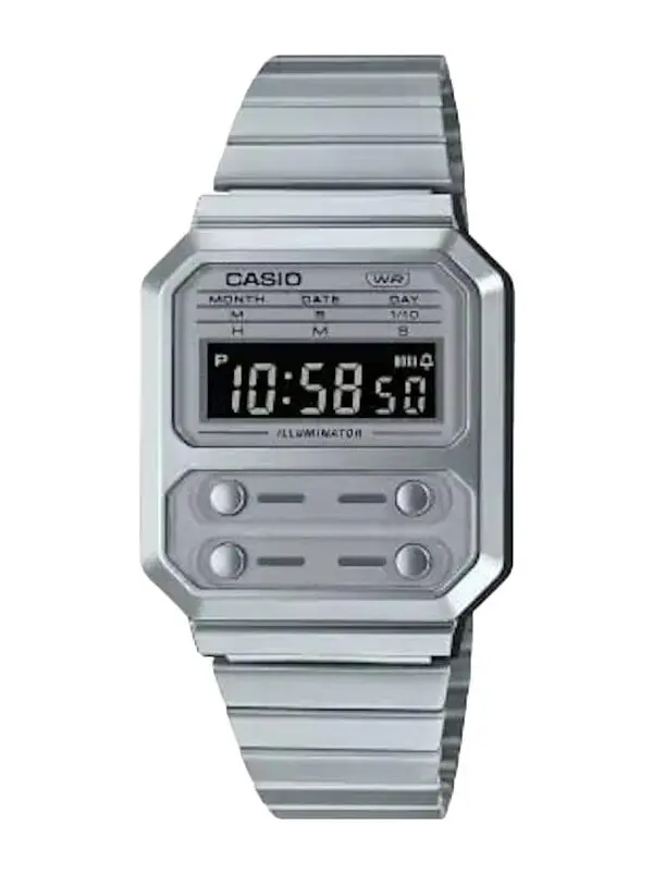 Casio Vintage Digital Watch - Stainless Steel