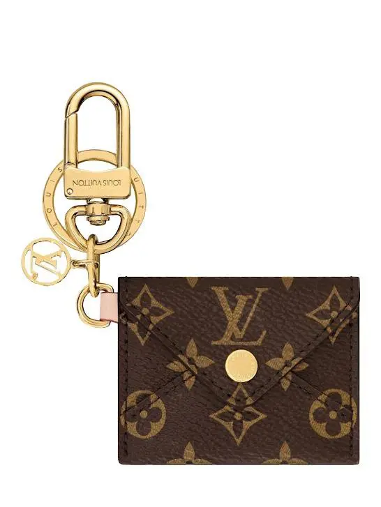 LOUIS VUITTON Kirigami Pouch Bag Charm And Key Holder Monogram - Brown