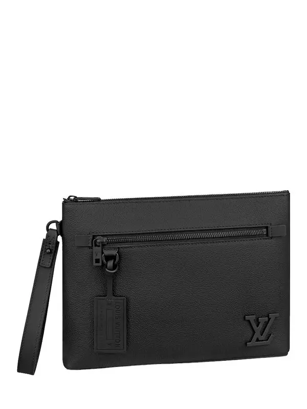 LOUIS VUITTON Aerogram Ipad Pouch - Black