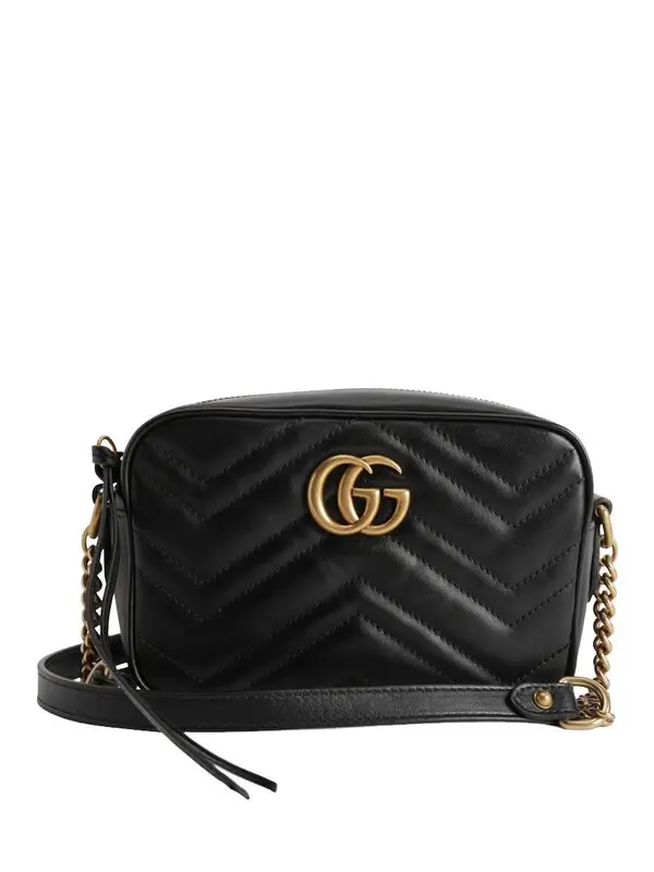 Gucci Gg Marmont Mini Camera Bag - Black
