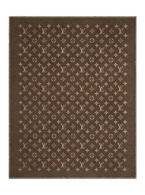 LOUIS VUITTON Neo Monogram Blanket - Brown