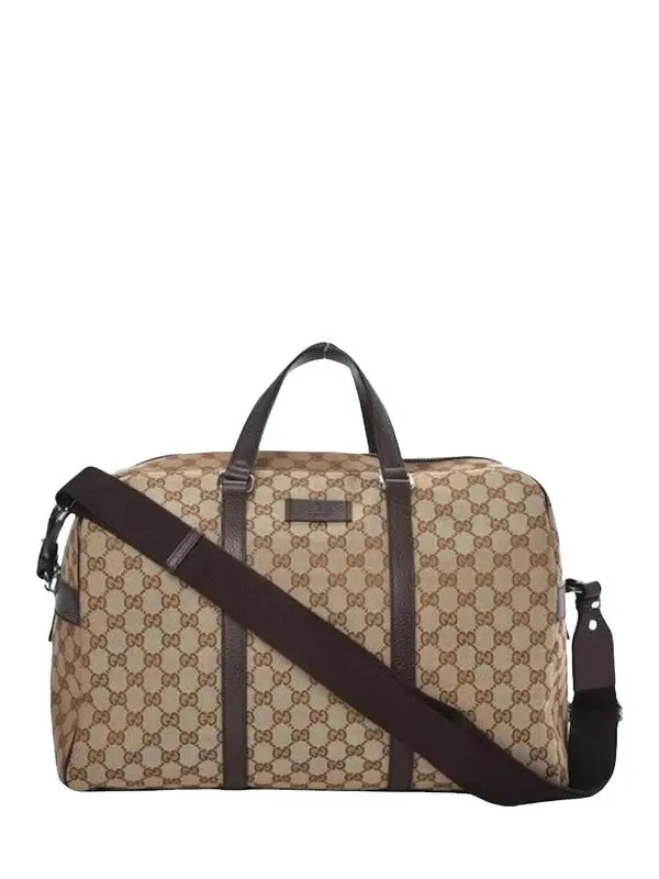 Gucci Boston Duffle Bag - Beige/ebony