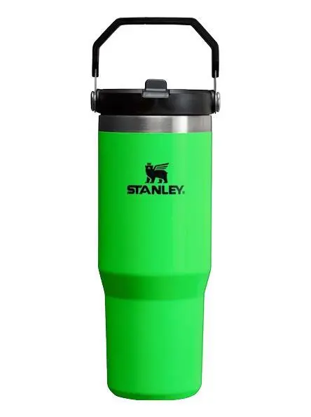 STANLEY The Neon Collection Iceflow Flip Straw 30oz Tumbler - Neon Green