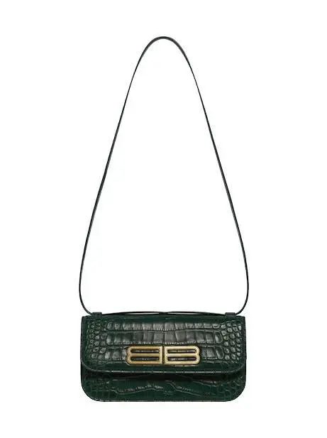Balenciaga Gossip Shoulder Bag - Forest Green