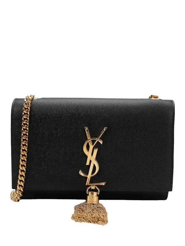Saint Laurent Kate Shoulder Bag - Black