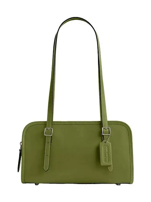 COACH Swing Zip - Silver/dark Lime