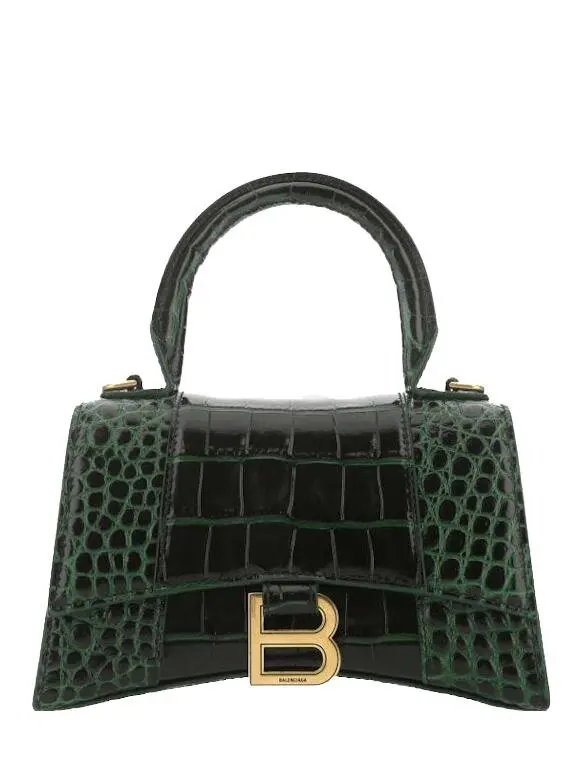 Balenciaga Hourglass Handbag - Bottle Green