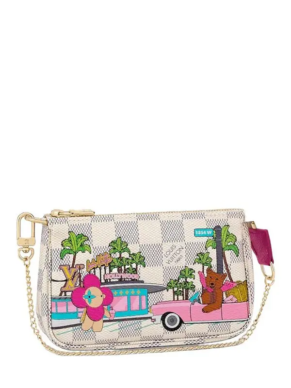 LOUIS VUITTON Mini Pochette Accessoires - Fuchsia Pink