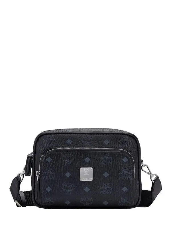 Mcm Aren Crossbody Visetos - Black