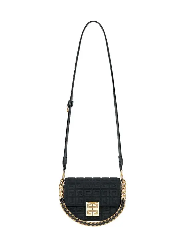 Givenchy Embroidered Canvas 4g Bag - Black