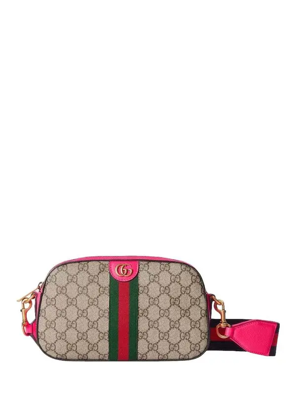 Gucci Ophidia Gg Small Crossbody Bag - Beige/ebony/pink