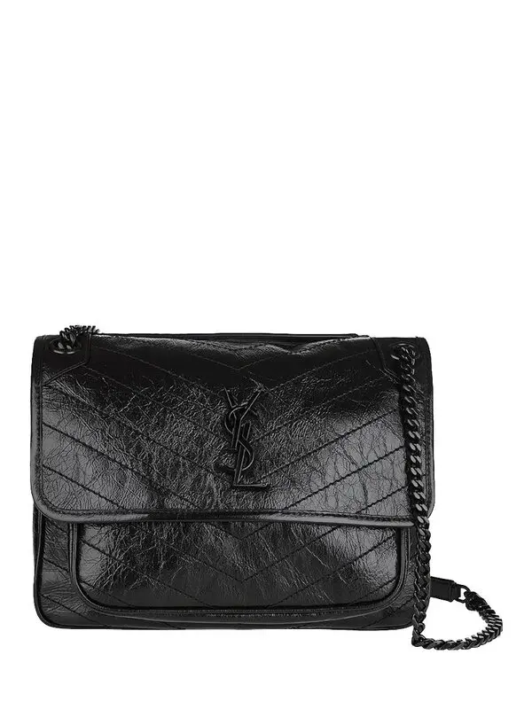 Saint Laurent Niki Shoulder Bag Medium - Black