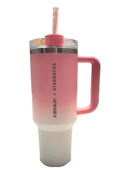 STANLEY X Starbucks Philippines Exclusive Flowstate Quencher 40oz Tumbler - Sweet Pink