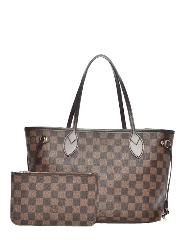 LOUIS VUITTON Neo Neverfull Damier Ebene Pm Lining - Cerise