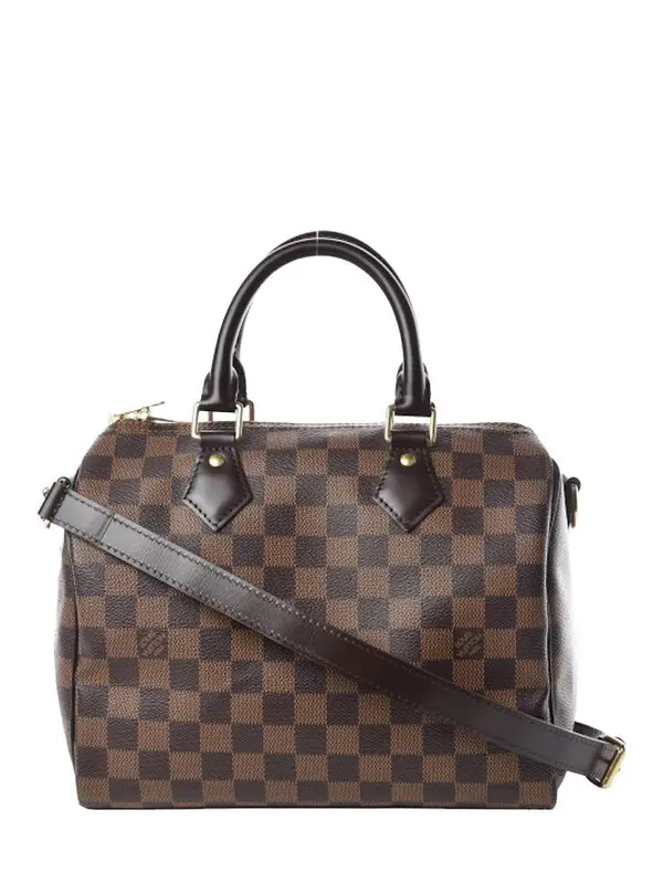 LOUIS VUITTON Speedy Bandouliere Damier Ebene 25 - Brown