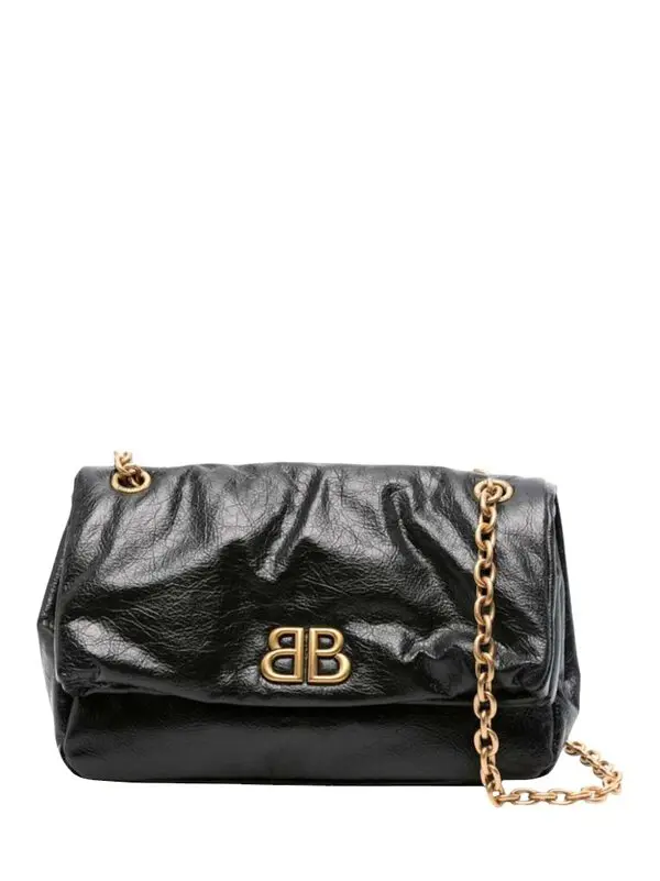 Balenciaga Monaco Chain Bag - Black