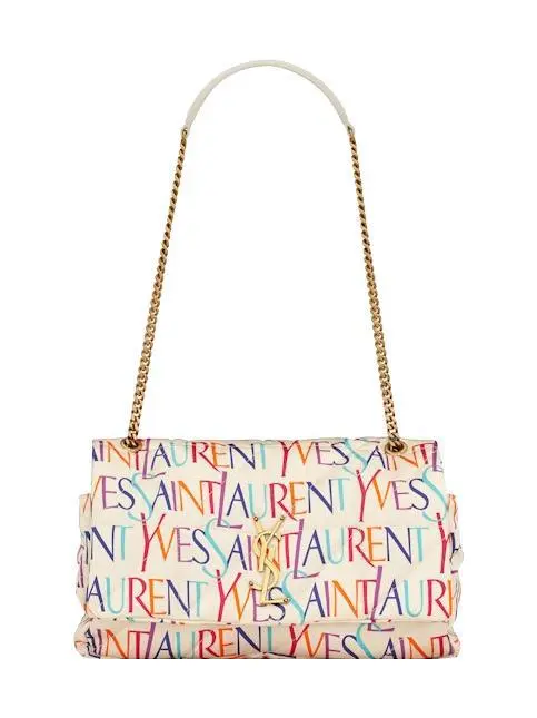 Saint Laurent Jamie Chain Bag Carre Rive Gauche - Blanc