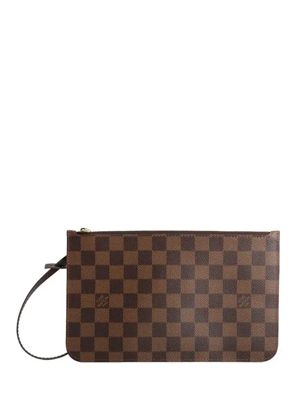 LOUIS VUITTON Damier Ebene Pochette - Red