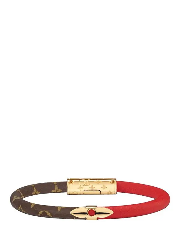 LOUIS VUITTON Daily Confidential Bracelet - Brown/red