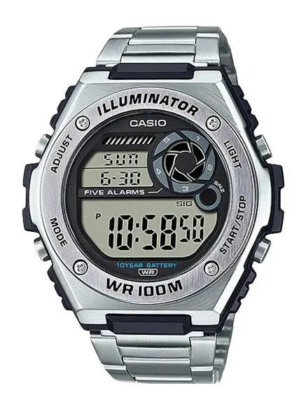 Casio G-shock Digital Watch - Stainless Steel