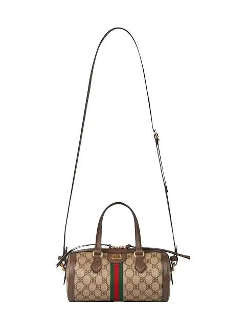 Gucci The Hacker Project Small Boston Bag - Beige