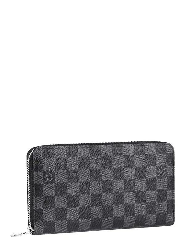 LOUIS VUITTON Zippy Organizer Damier Graphite Canvas - Black