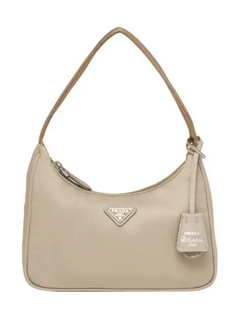 Prada Re-edition 2000 Re-nylon Mini Bag - Desert Beige