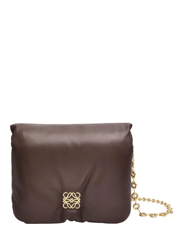 Loewe Puffer Goya Shoulder Bag - Dark Chocolate