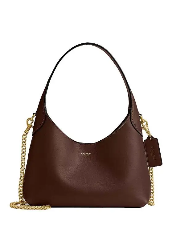 COACH Brooklyn Shoulder Bag 23 - Brass/maple