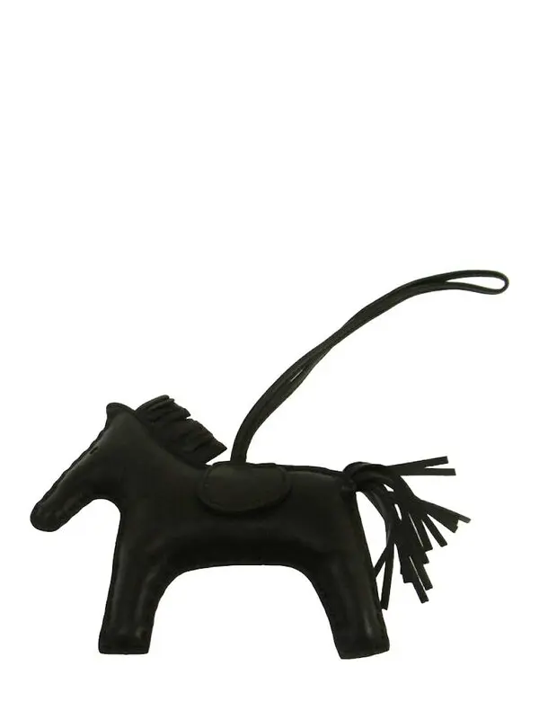 Hermès Bag Charm Rodeo Horse Milo Mm - Noir