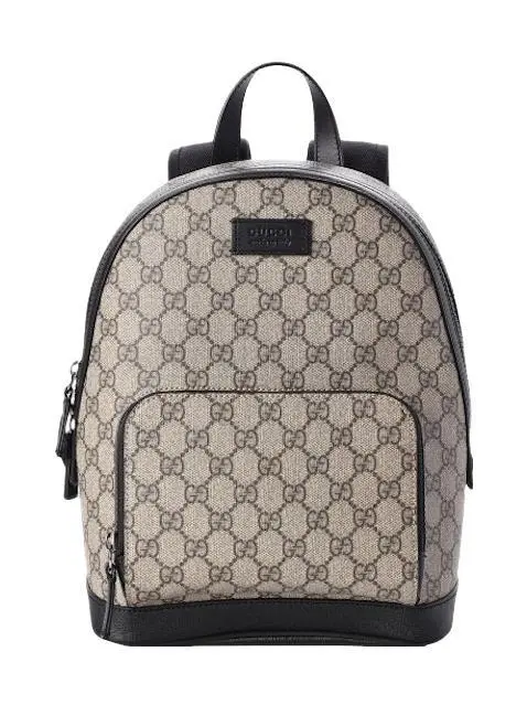 Gucci Backpack Gg Supreme Small - Beige/ebony