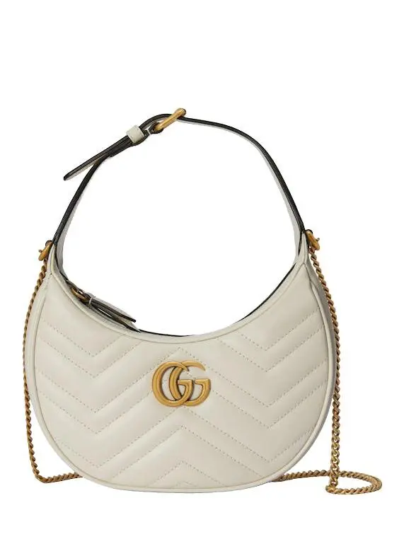 Gucci Gg Marmont Matelassé Mini Bag - White