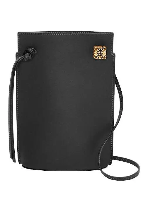 Loewe Dice Pocket In Classic Calfskin - Black