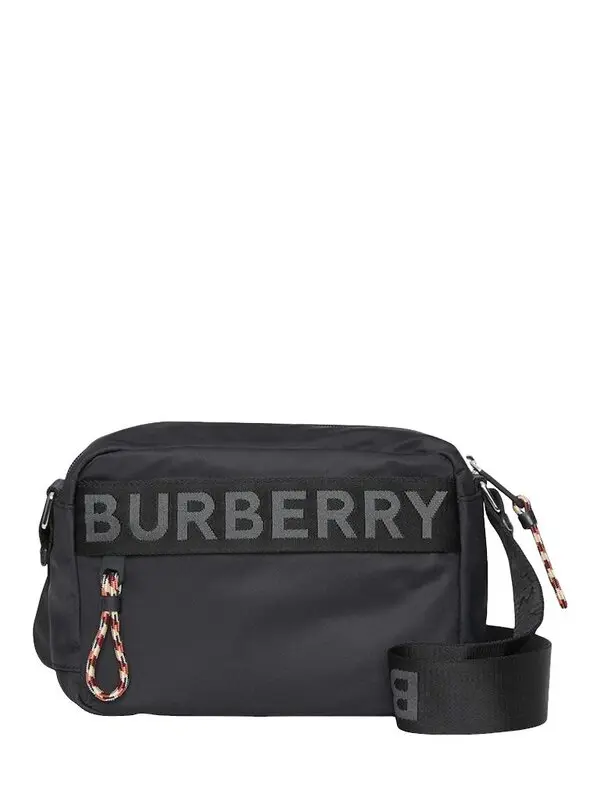 Burberry Econyl Logo Crossbody - Black