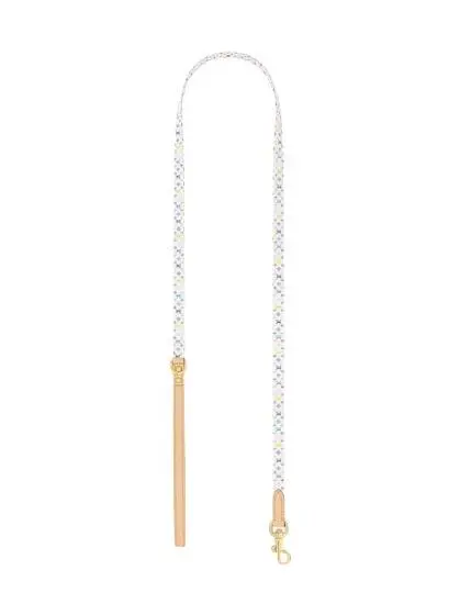 LOUIS VUITTON X Takashi Murakami Monogram Dog Leash Mm - White Multicolored