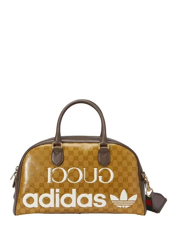Gucci X Adidas Medium Duffle Bag - Beige/brown