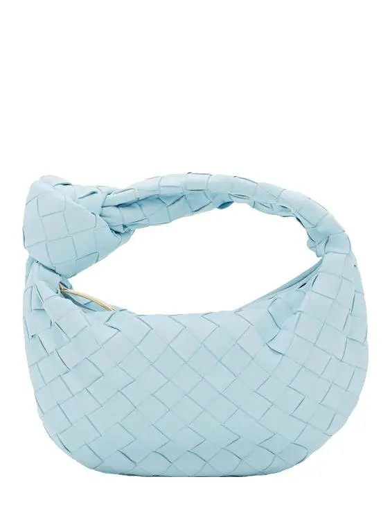 Bottega Veneta Jodie Mini Top Handle Bag - Light Blue