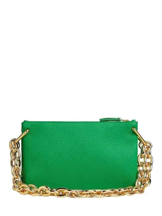 Bottega Veneta Chain Pouch - Green