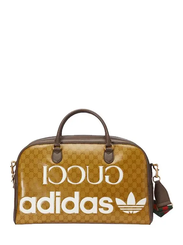 Gucci X Adidas Large Duffle Bag - Beige/brown