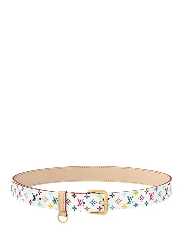 LOUIS VUITTON X Takashi Murakami Dring 30mm Belt - White Multicolored