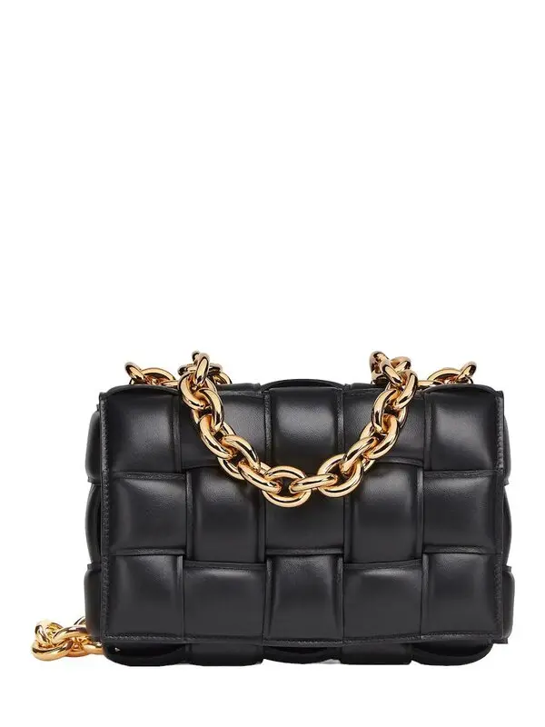 Bottega Veneta Chain Cassette Crossbody Bag - Black