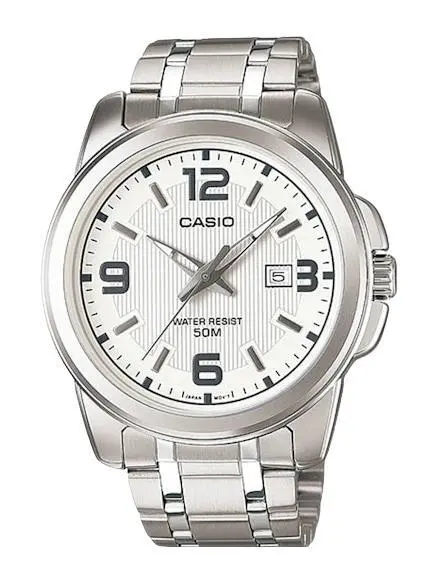Casio Analog Watch With Band - Stainless Steel