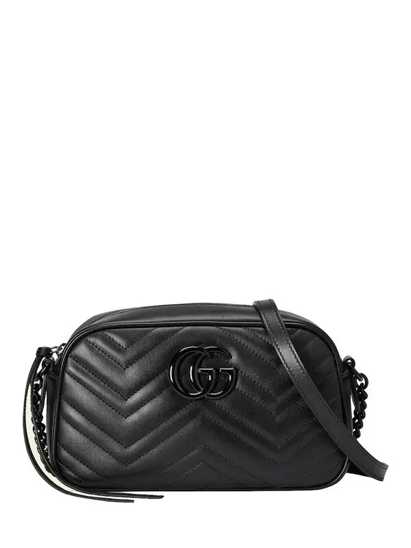 Gucci Gg Marmont Small Shoulder Bag - Black