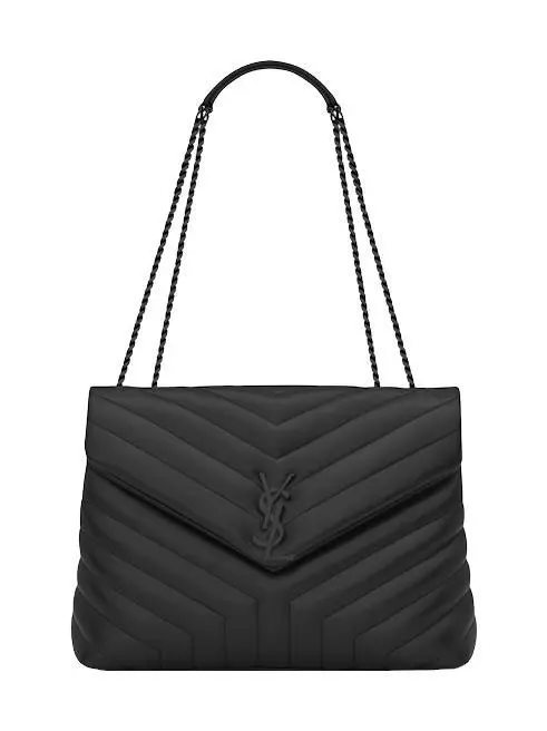 Saint Laurent Loulou Medium Bag - Black