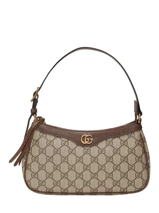 Gucci Ophidia Small Gg Supreme Handbag - Beige/ebony