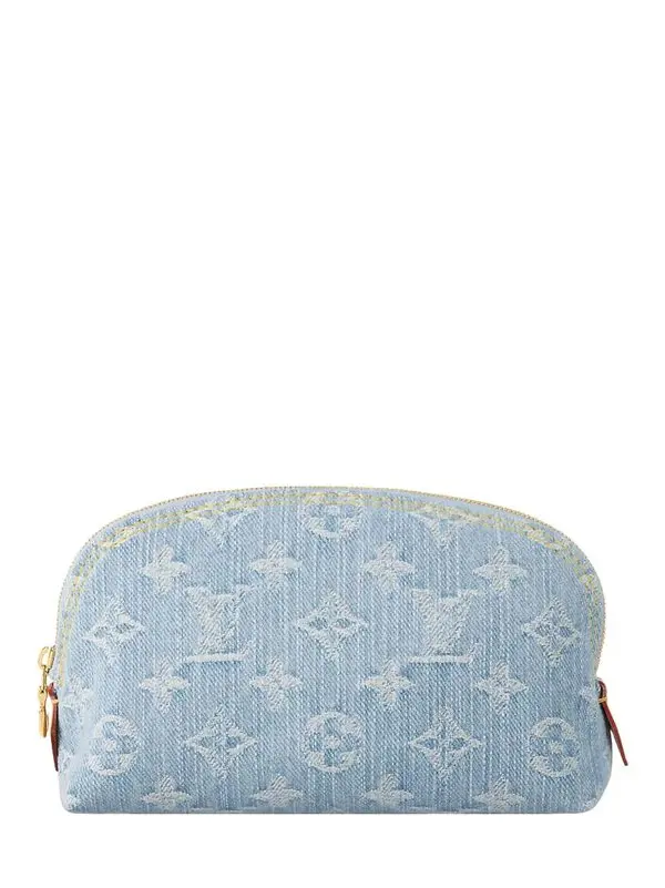 LOUIS VUITTON Pochette Cosmetique Pm - Sky Blue Denim