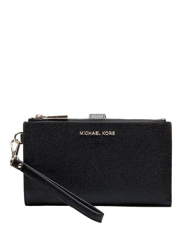 Michael Kors Double Zip Wristlet - Black